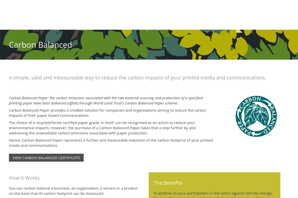 Carbon Balanced - Revive